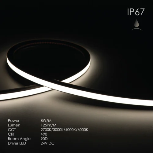 ALIGN LED NEON FLEX JET BLACK 010010 TOP BENDING